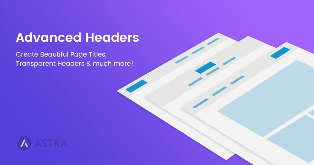 Trendy Header Layouts in Astra