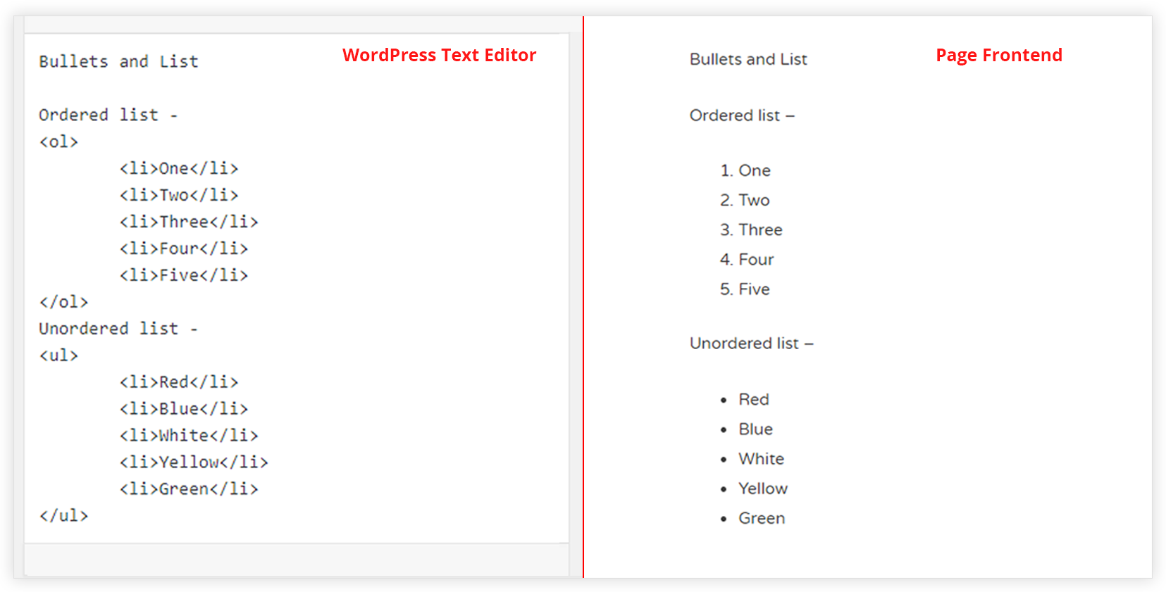 How To Design Bullets Lists In Astra 