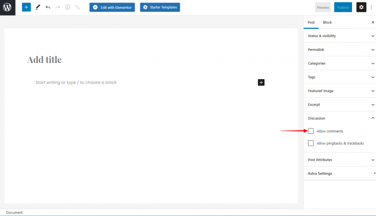 How To Disable Comments On WordPress Website 