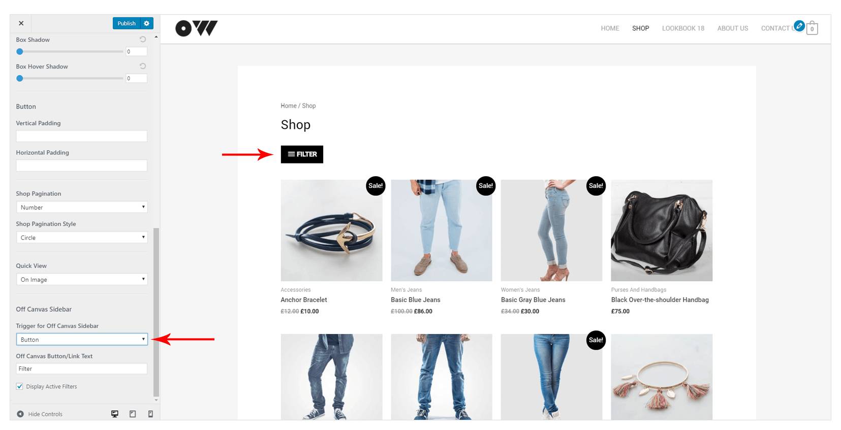 Off Canvas Sidebar for WooCommerce Shop Page | Astra Off Canvas Sidebar for WooCommerce Shop Page | Astra