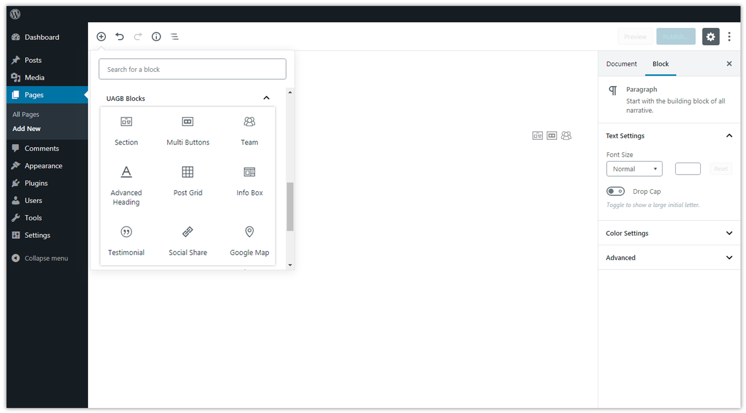 Introducing Free Gutenberg Blocks Library - Spectra!