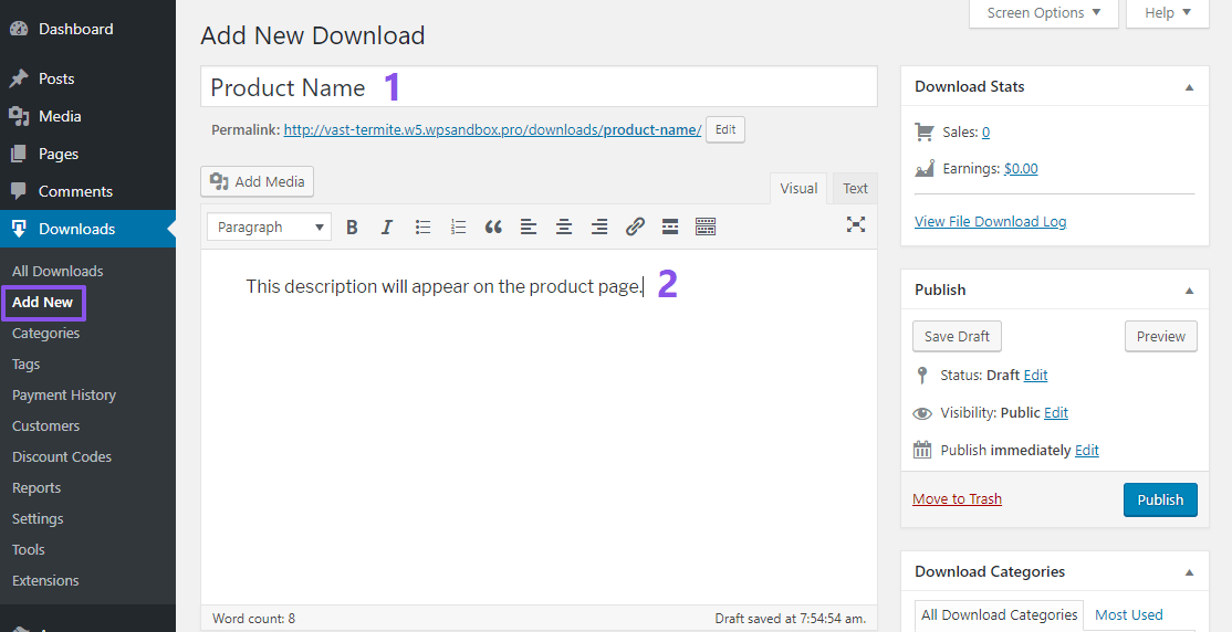 WordPress Easy Digital Downloads tutorial for store owners WordPress Easy Digital Downloads tutorial for store owners