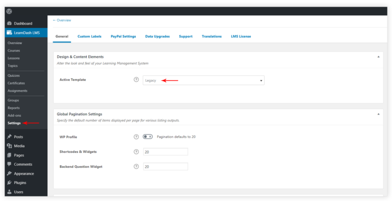 Astra Compatibility with LearnDash Version 3.0