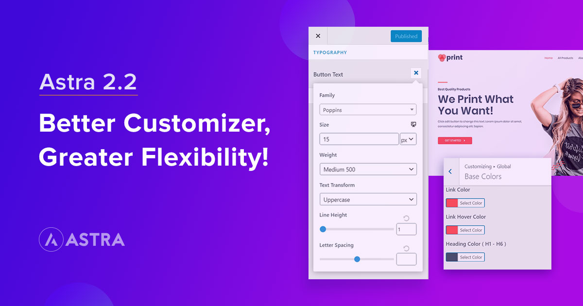 Astra 2.2 is Live! — Designing Websites Just Got Easier