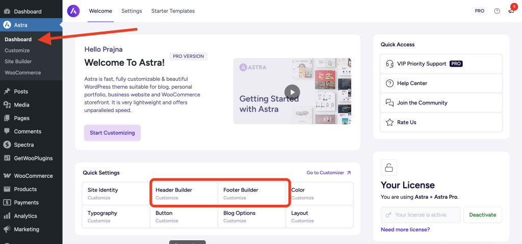 How To Create a Footer With Astra Footer Builder