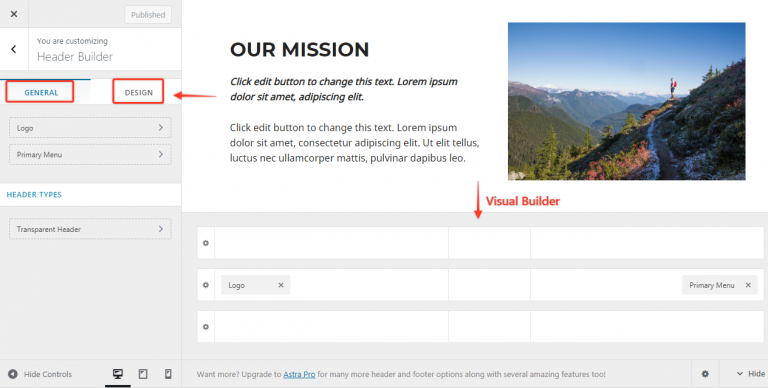 How To Create a Header With Astra Header Builder?
