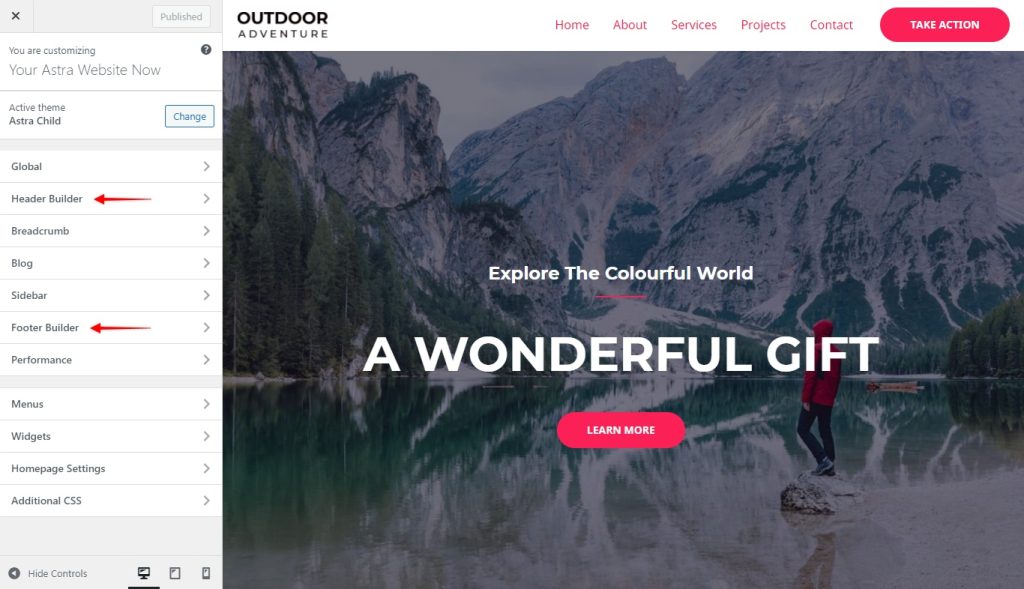 How To Create a Header With Astra Header Builder?