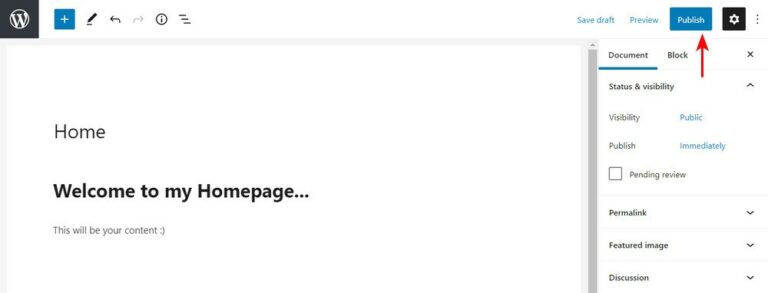 How to create a WordPress page for your blog posts