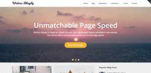 30 Best WordPress Themes for Authors and Writers (2023)
