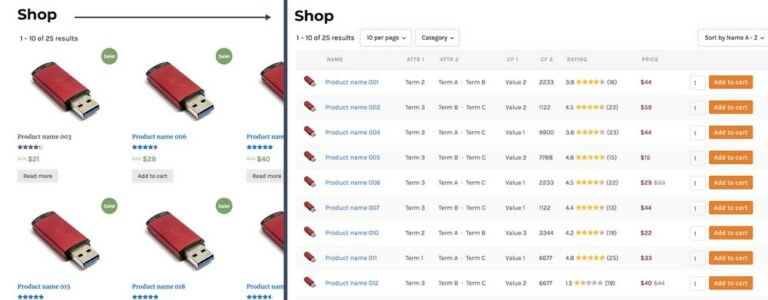 The 8 best plugins to manage WooCommerce product tables