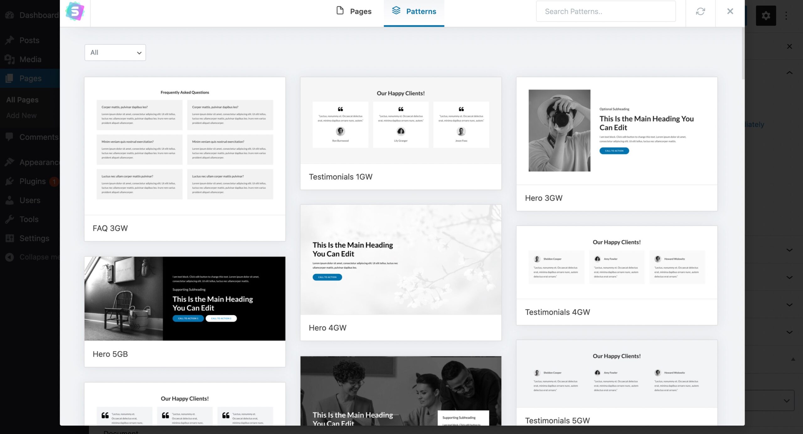 Introducing Gutenberg Block Patterns In Starter Templates LaptrinhX 
