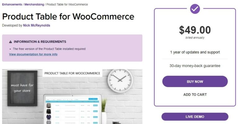 The 8 best plugins to manage WooCommerce product tables