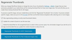 How to easily change the WordPress featured image size