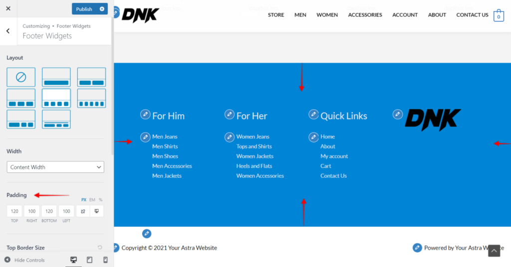 How to Manage Spacing in Footer Using Astra? How to Manage Spacing in Footer Using Astra?