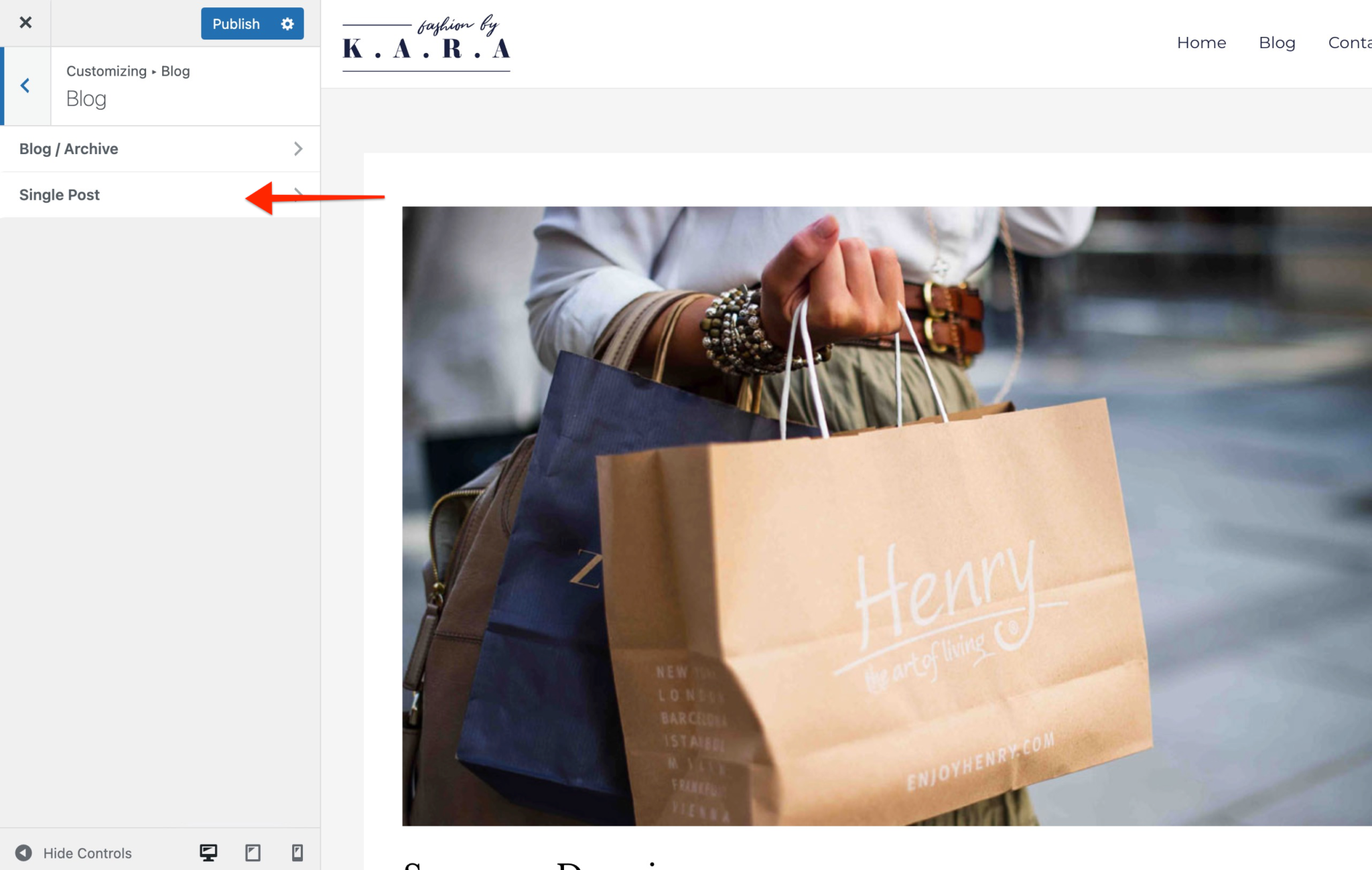 Display Related Posts on Single Blog Post