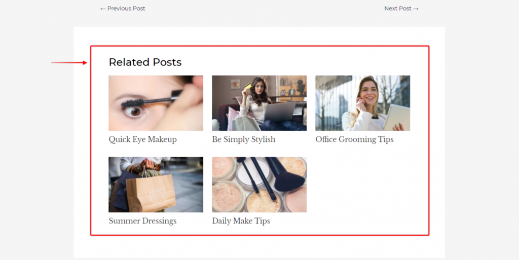 Display Related Posts on Single Blog Post