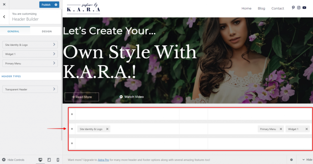 Build Your Header - Leave a Great First Impression