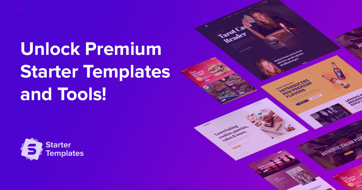 Get All Premium Starter Templates With Astra WordPress Theme