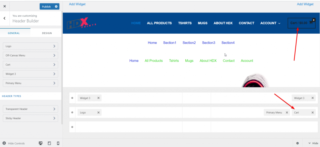 Fix Woocommerce Cart Becoming Transparent With Header Builder
