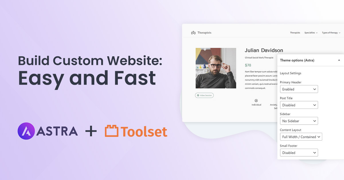 Astra: The Best Theme To Pair With Toolset