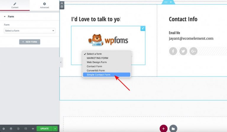 How to create an Elementor contact form – Complete guide