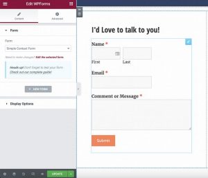 How to create an Elementor contact form – Complete guide