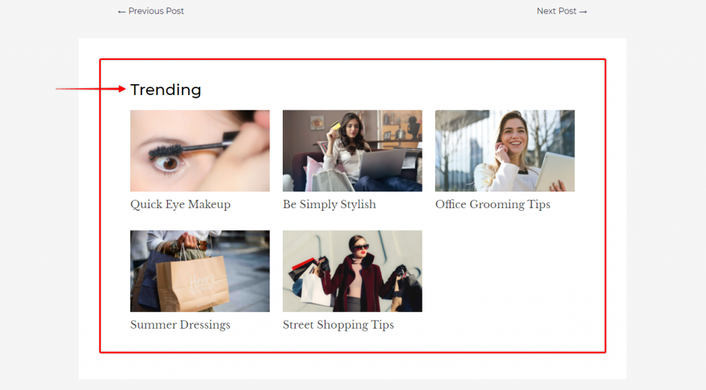 How to Display the Post Category as a Related Posts Title?
