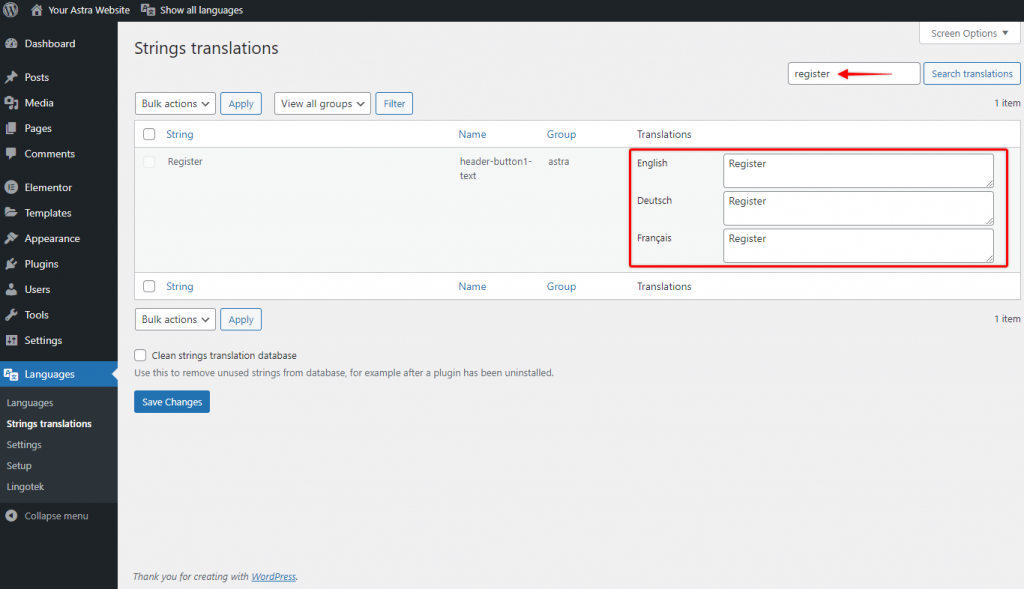 How to Translate Categories, Tags, and Astra Strings with Polylang