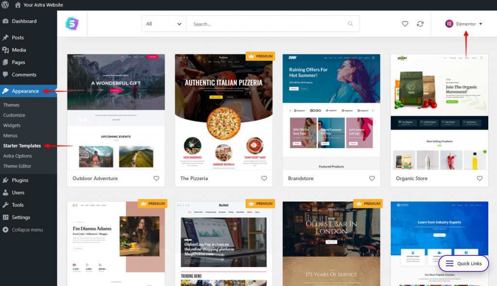 How To Build Quick Sites With Astra?