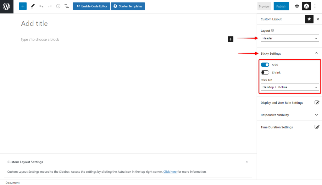 How To Design A Custom Header With Custom Layout Module Of Astra 3077
