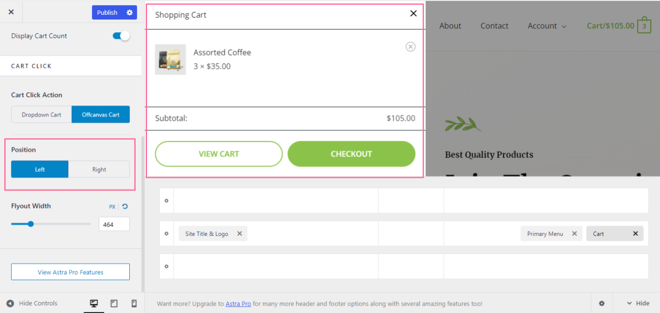 Improvement: WooCommerce - Modify the Cart label design