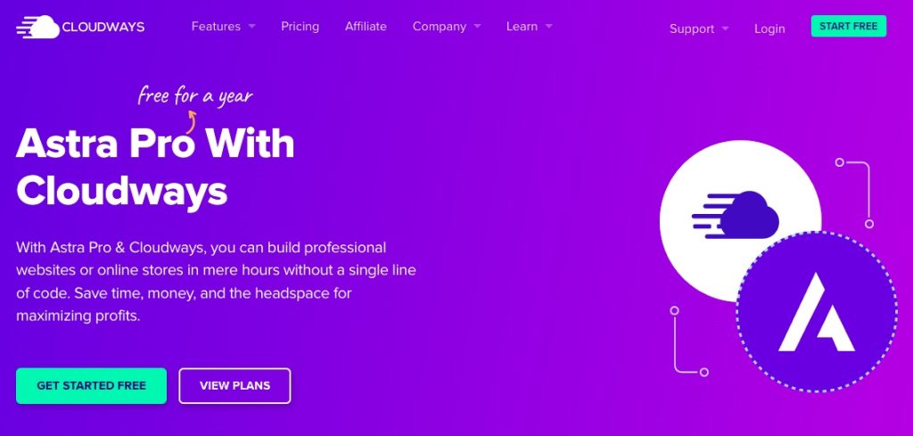 Announcing the Astra and Cloudways partnership!
