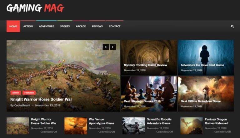 25 best WordPress gaming themes for websites and blogs