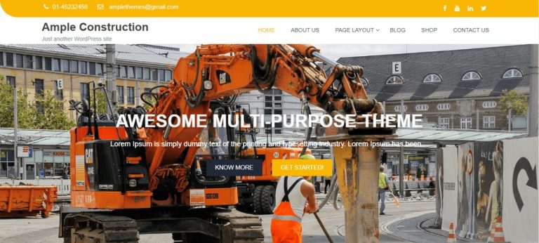 The 25 best construction WordPress themes compared in 2023