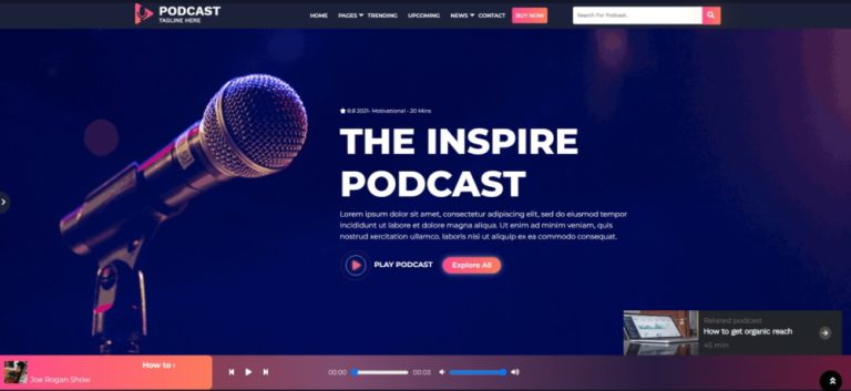 WordPress podcast themes for success: Let your personality shine