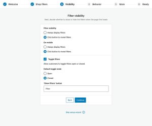 Easily add facets and filters in WooCommerce
