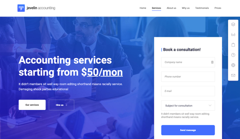 11 Best accounting WordPress themes for finance, consultants