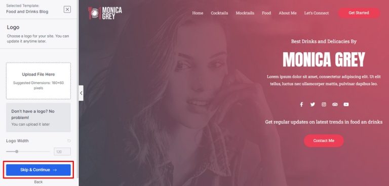 How To Create a Recipe Website in Under an Hour