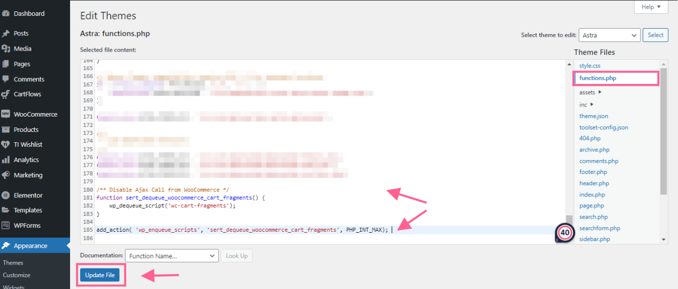 How To Disable Cart Fragments On Woocommerce