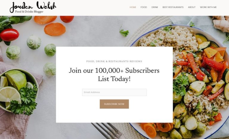 The 25+ best WordPress themes for recipe and food blogs in 2023