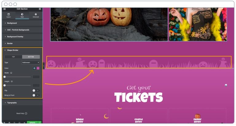 How to create a spooky Halloween themed website to boost sales