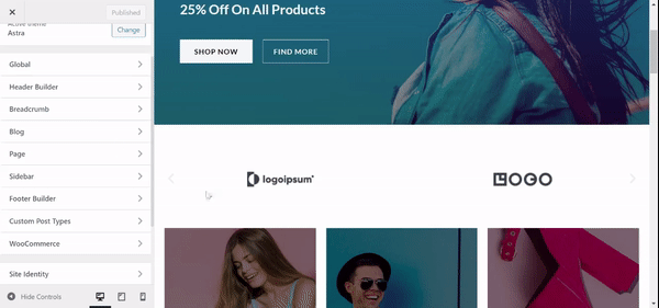 Narrow Width - Container Layout