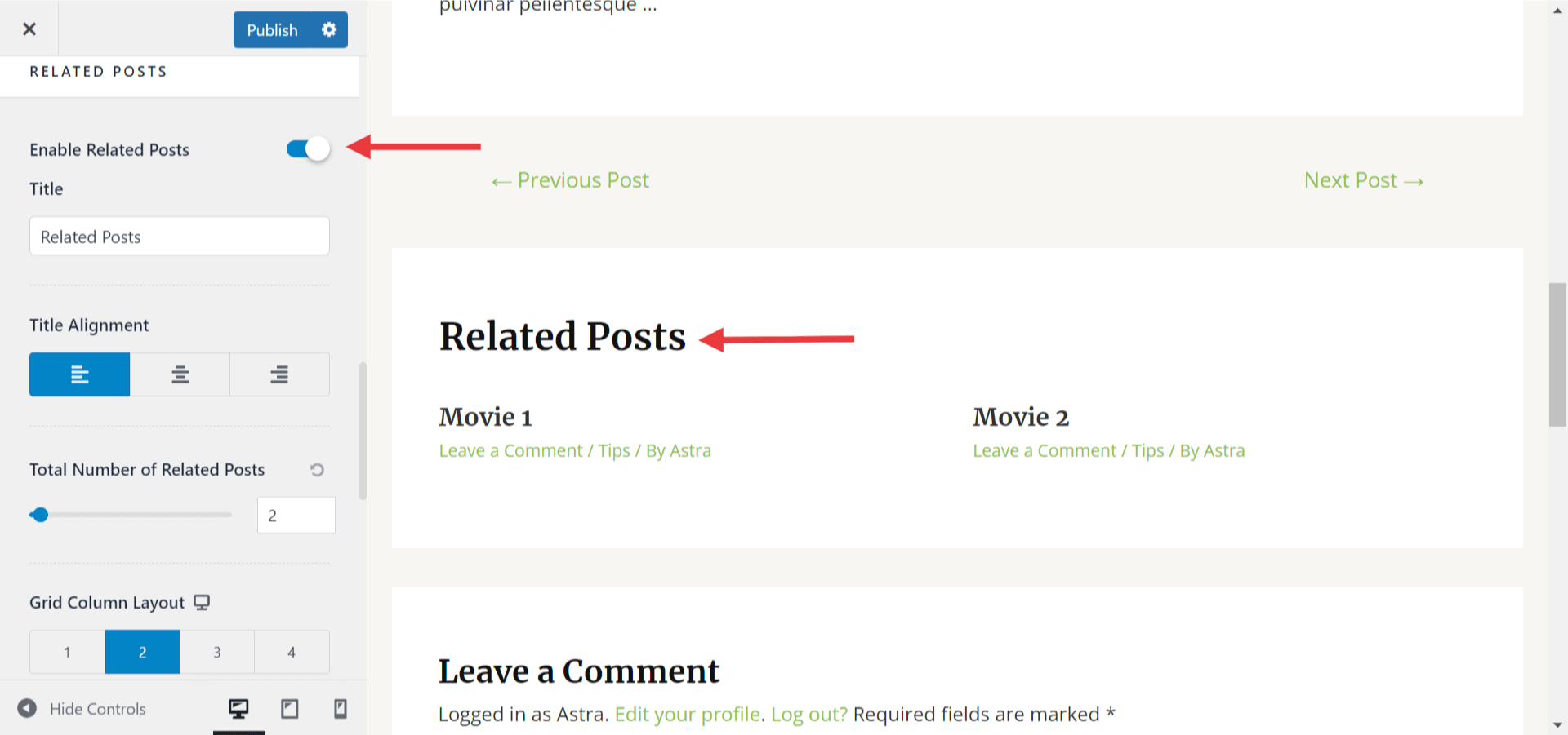 How to Design a Single Blog Page Using Blog Pro Module of Astra?