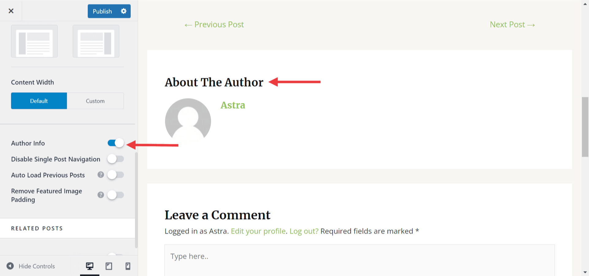 How to Design a Single Blog Page Using Blog Pro Module of Astra?