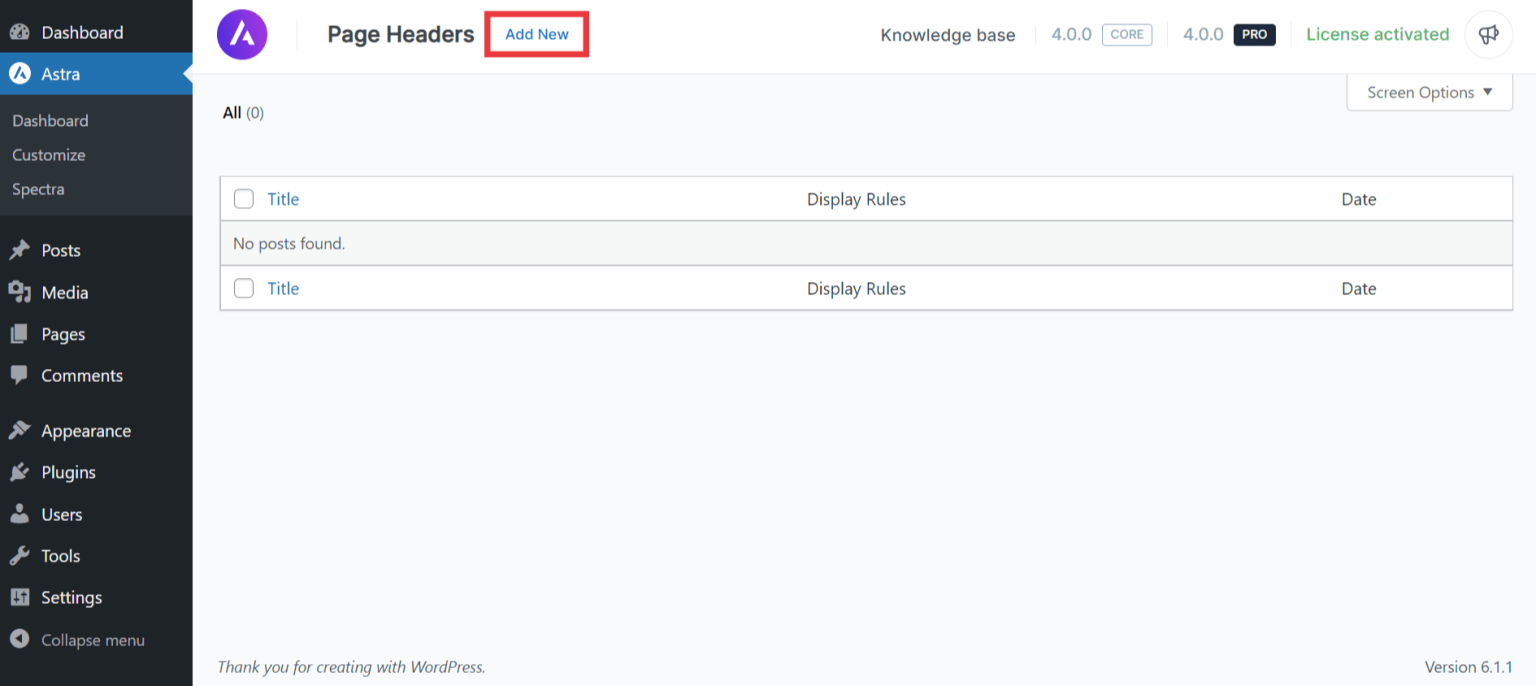 How to Design Attractive Page Headers with Astra?