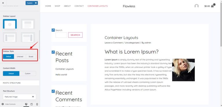 Understanding Sidebar Style in Astra Theme: Customizing Your Sidebar's Look