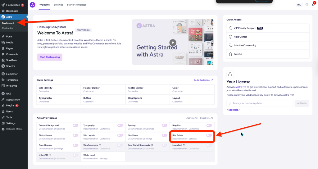 How to Design a Custom Header with Site Builder Module of Astra?