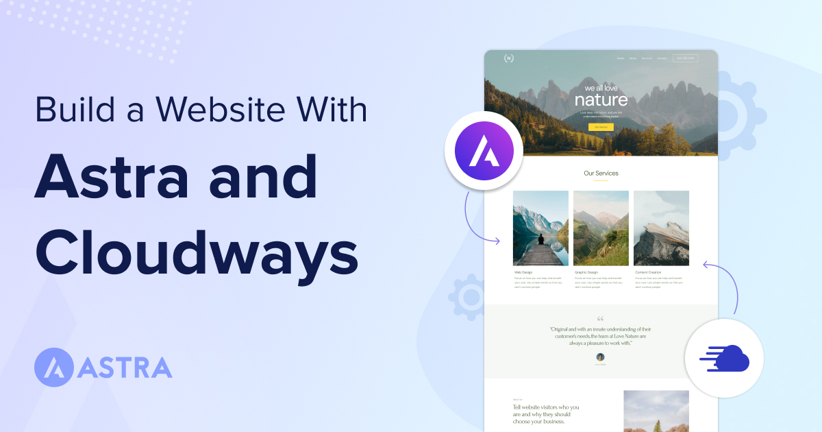 How To Build a WordPress Website Using Cloudways and Astra