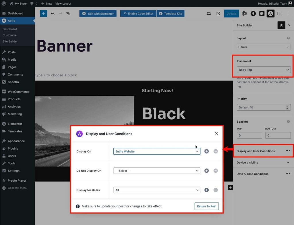 How To Create and Add Banners on a WordPress Website