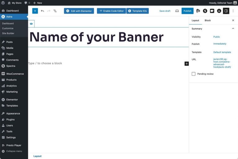 How To Create and Add Banners on a WordPress Website
